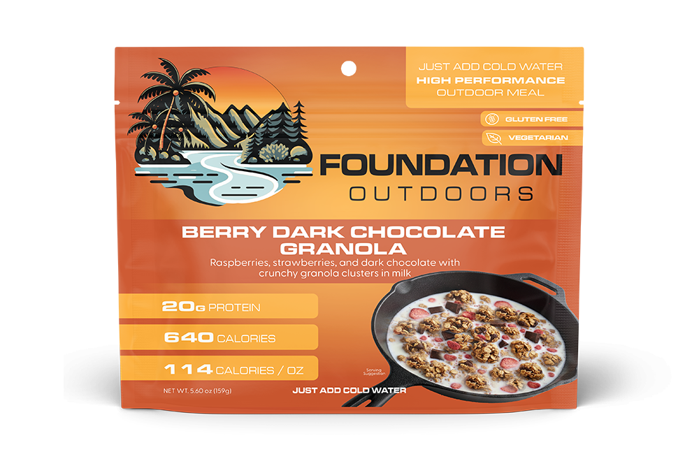 FOUNDATION Outdoors, Berry Dark Chocolate Granola, 12 pack – FOUNDATION ...